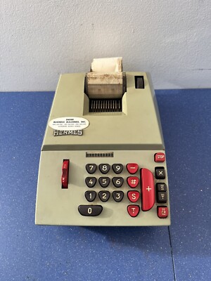 Cash Register, Adding Machines - Vintage Hermes Adding Machine