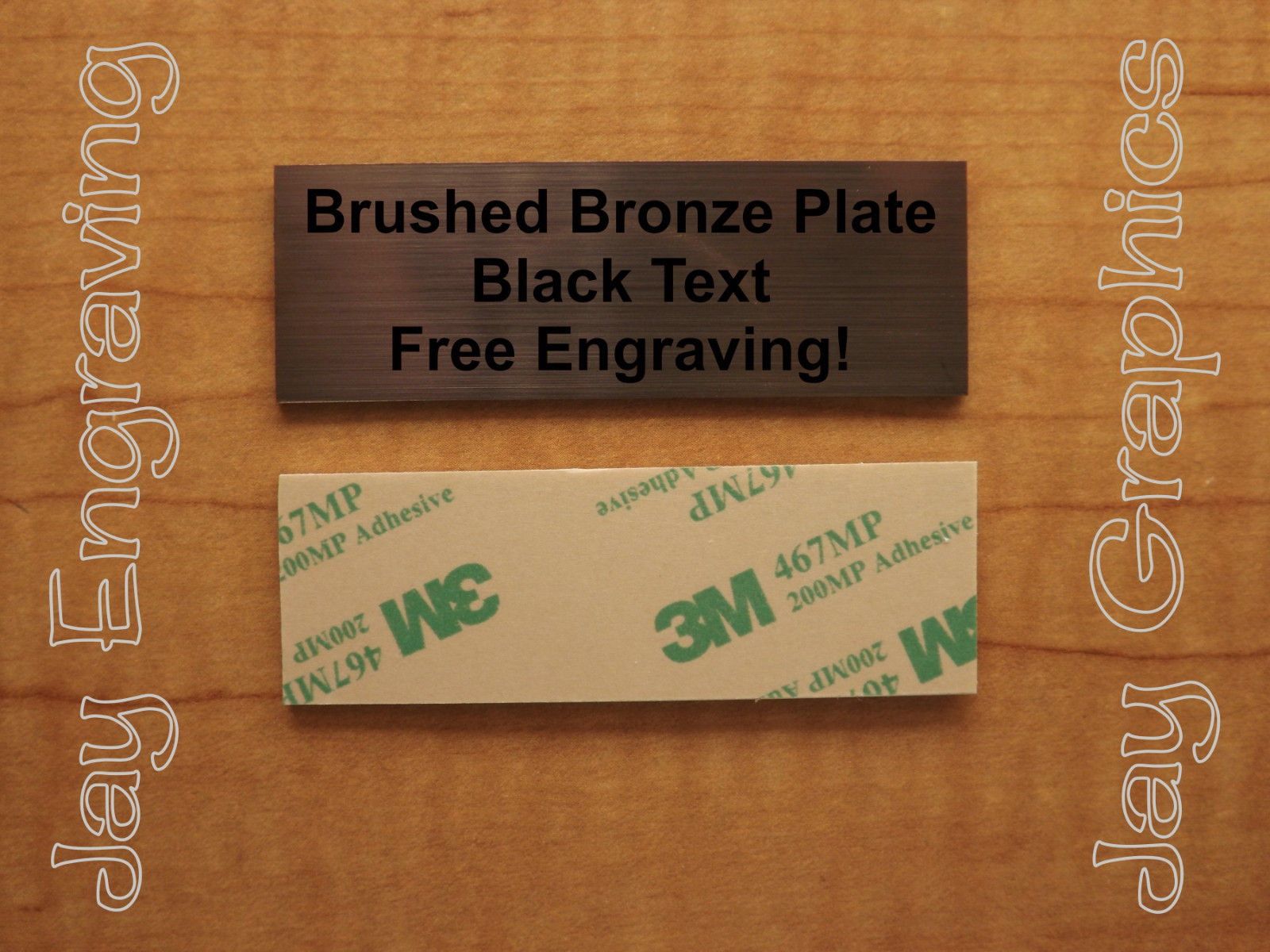 Custom Engraved 1x3 Bronze Tag Sign Plate | Hunting Award Trophy Deer ...