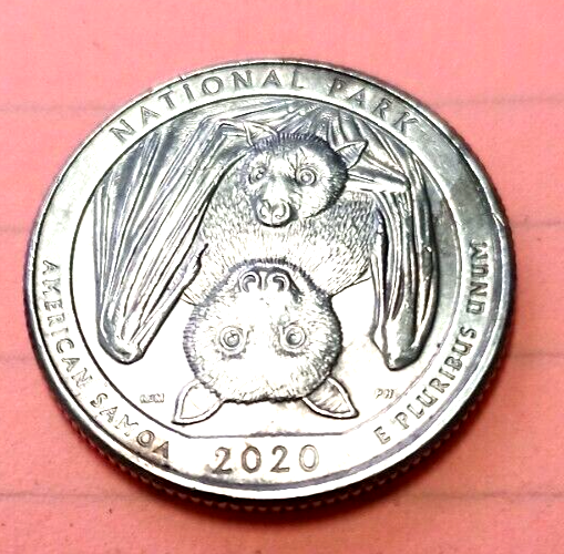 😃 Real Bat Quarter 2020 D Washington Coin Year of Bat virus 😮 | eBay