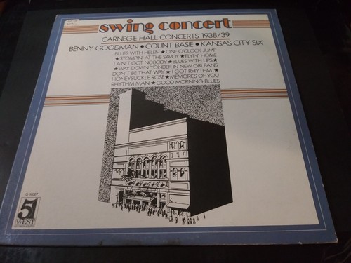Swing Concert: Carnegie Hall Concerts 1938/39 NM Original 51 West LP ...