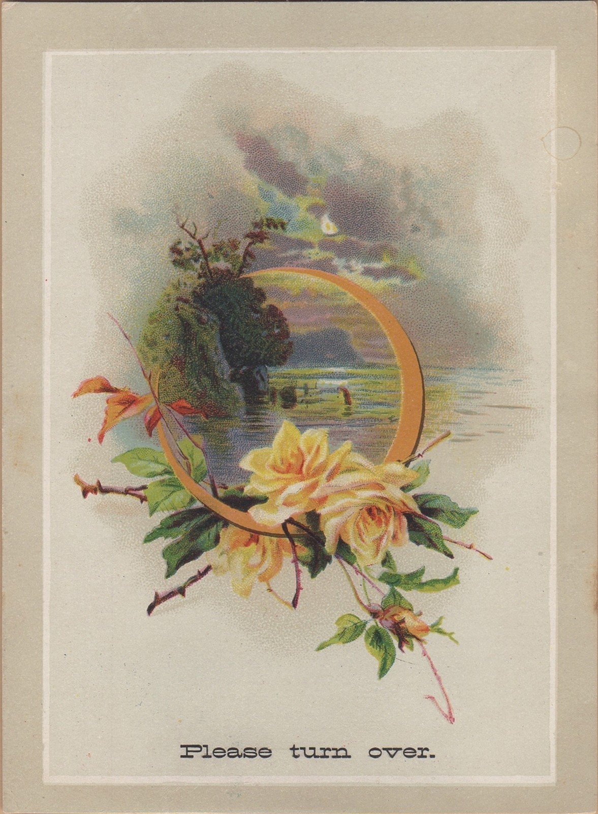 Please Turn Over Clipart Of Flowers