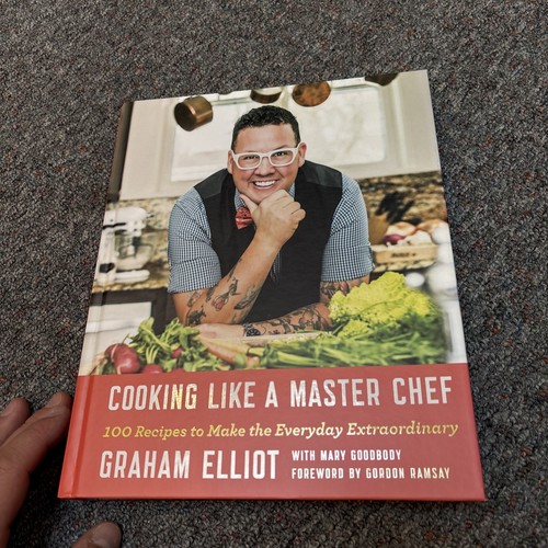 Graham Elliot Cooking Like A Master Chef, Signed Autograph Cook Book ...