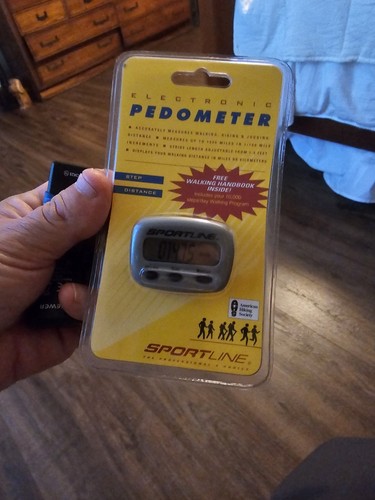 Sportline Electronic Pedometer Distance Walking Hiking Step Count ...