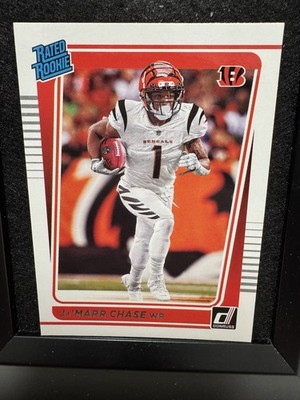 2021 Donruss Jamarr Chase RC Rated Rookie Cincinnati Bengals #262 ...