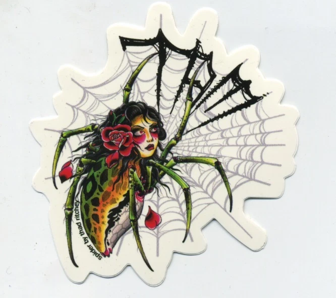 Traditional Spider Tattoo Drawing