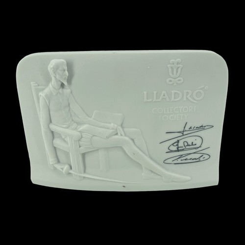 Vintage Lladro Collectors Society Don Quixote Porcelain Bisque Plaque ...