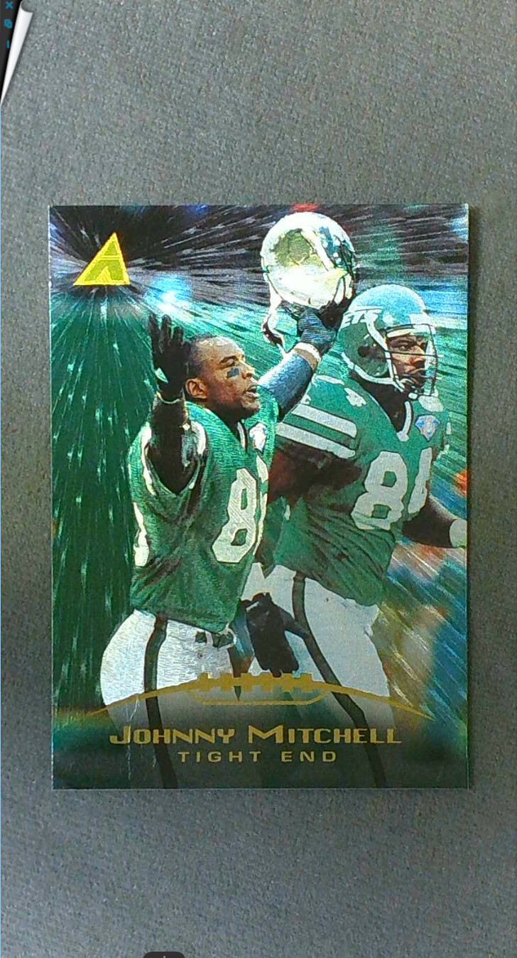 1995 Pinnacle Trophy Collection #130 Johnny Mitchell Jets | eBay