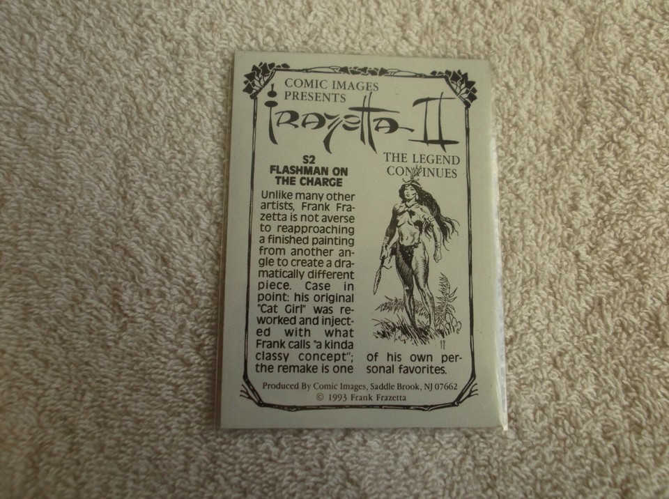 Frazetta II: The Legend Continues "FLASHMAN ON CHARGE" #S2 Trading Card ...