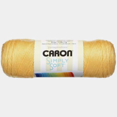 Pack of 3 Skeins Caron Simply Soft Acrylic Yarn #9755 Sunshine New | eBay