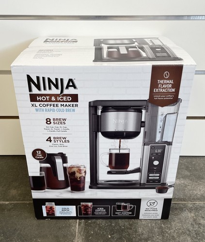 Ninja Hot and Iced XL Coffee Maker With Rapid Cold Brew 12-Cup Drip P2🐝 ...
