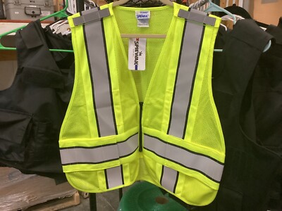 SPIEWAK VIZGUARD AIRFLOW REFLECTIVE MESH & ZIPPER VEST Fits L/XL/2XL | eBay