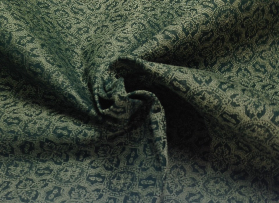 CRYPTON® HAMITON GREEN FLORAL FLOWER STAIN RESISTANT MULTIUSE FABRIC BY ...