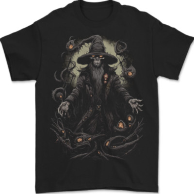 Fantasy Wizard Warlock 5 Uomo T-Shirt 100% Cotone | eBay