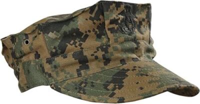 USMC Woodland MARPAT 8-Point Garrison Cap – Marine Corps Cover (Choose ...