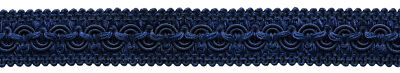 Solid Wide Gimp Braid Trim, Style# 0100SG, Color# J3 - Dark Navy Blue ...