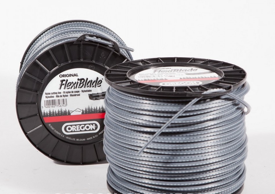 OREGON FLEXIBLADE heavy duty strimmer trimmer brushcutter line 4mm cut ...
