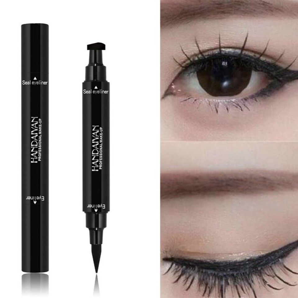 Black Eyeliner Vamp Pen Seal Eye Liner Stamp Winged Head Makeup Tool ...