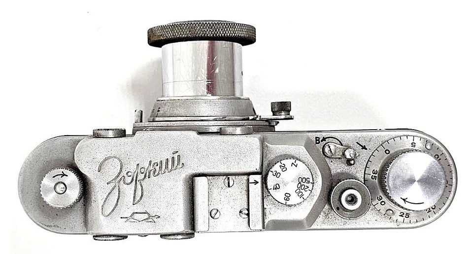Zorki 1 Soviet Rangefinder Camera Industar-22 50mm f/3.5 Lens USSR ...