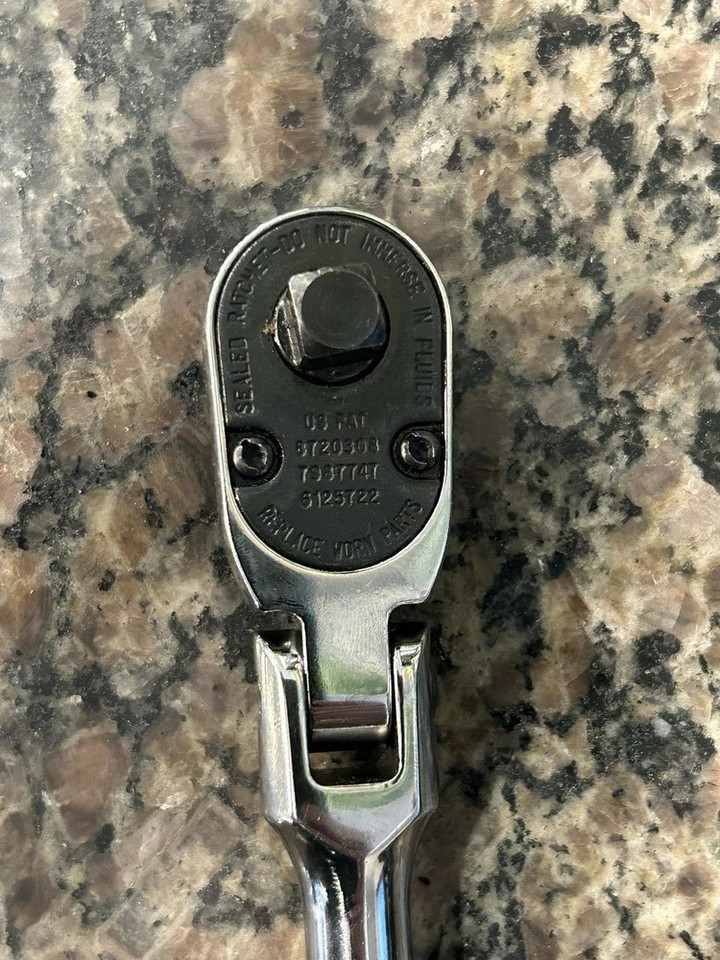 Snap-On FLF80A 3/8" Dual 80 Technology Long Handle Flex-Head Ratchet ...