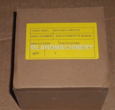 HITACHI EXCAVATOR BATTERY RELAY 24V REPLACES 4034634 | eBay