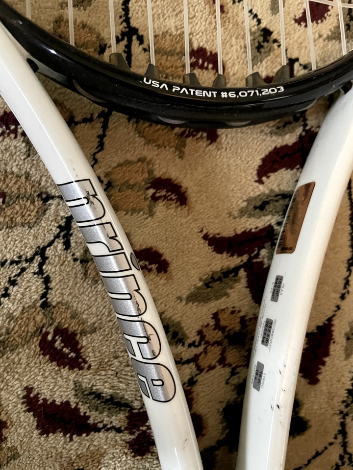 Prince O3 White Tennis Racquet Midplus | eBay