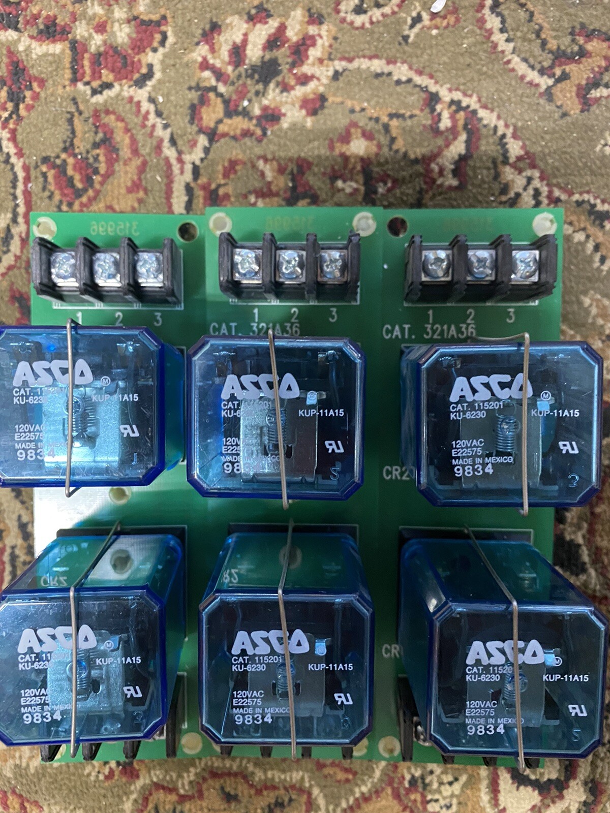 Asco 321A36 Relay Pcb Circuit Board Lots Of 3 Pieces NEW | eBay