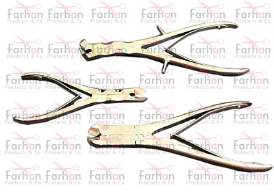 Orthopedic Double Action - Bone Cutter Set of 3pcs Surgical Instrument ...