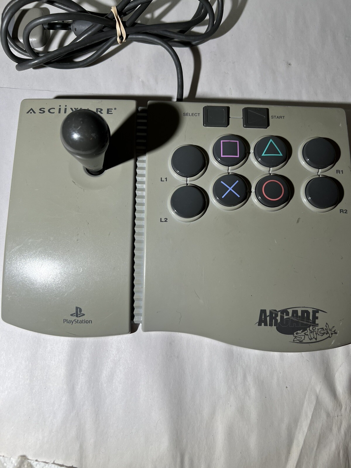Asciiware Ascii Arcade Stick Playstation 1 (PS1) Joystick Controller ...