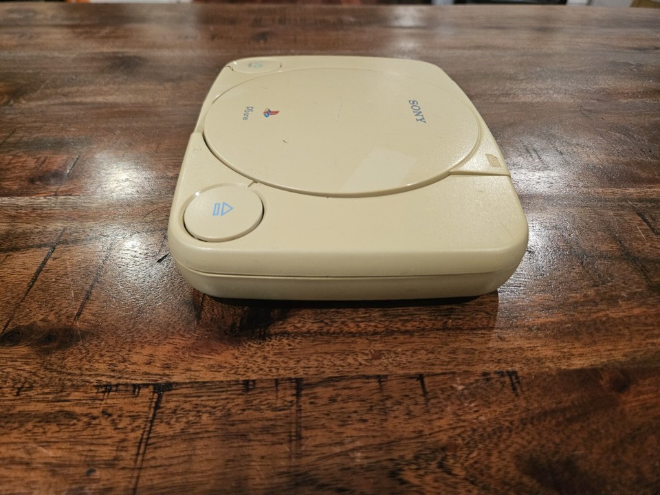 Sony PlayStation PS1 PSone Console Wireless Controller, Cords & 5 Games ...