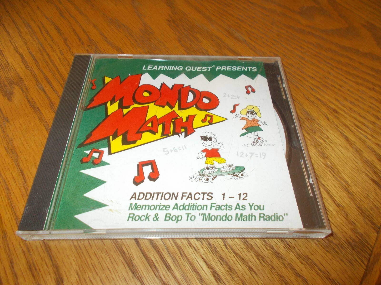 MONDO MATH ADDITION FACTS 1- 12 (LEARNING QUEST) AUDIO CD | eBay