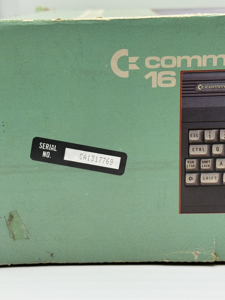 Vintage Commodore 16 Computer w/ Box Tested | eBay