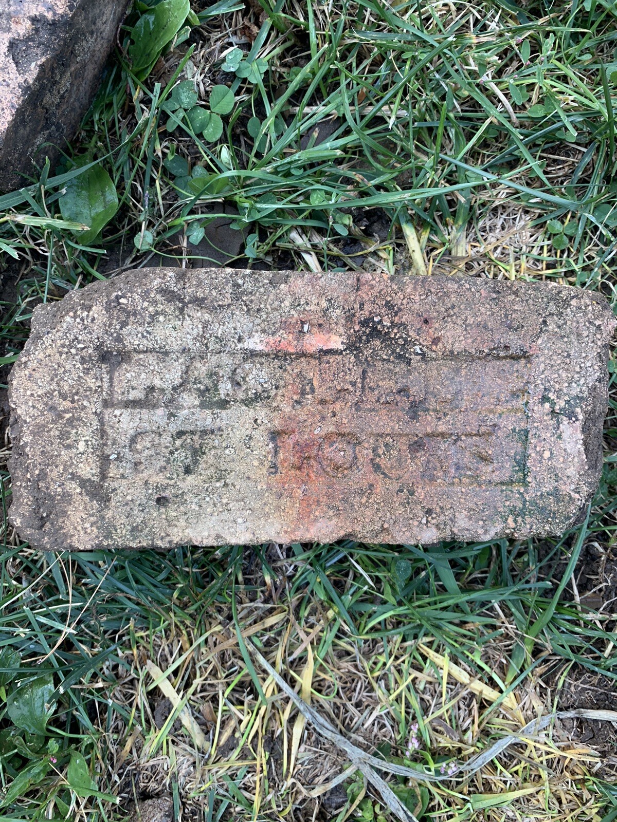 RARE ANTIQUE OLD LACLEDE ST. LOUIS BRICK GREAT COLOR & SHAPE PERFECT ...