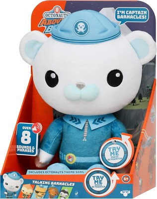 Octonauts Teddy Octonauts Above Beyond Talking Soft Plush Captain Barnacles
