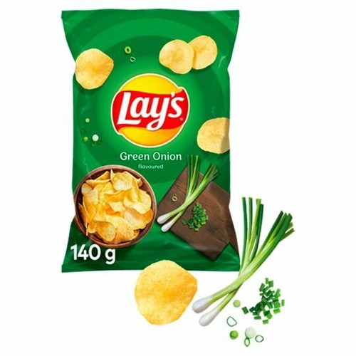3 x Lays Crisps Green Onion Zielona Cebulka 130g (Pack of 3) | eBay