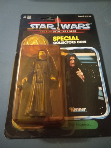 Star Wars Power Of The Force The Emperor 92 Back MOC 1985 Kenner ...