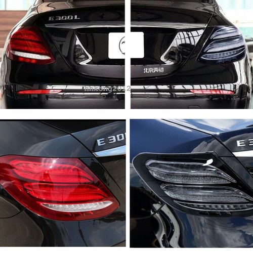 For mercedes E-class w213 Smoke Black LED Rear Lamps Taillights Dynamic ...