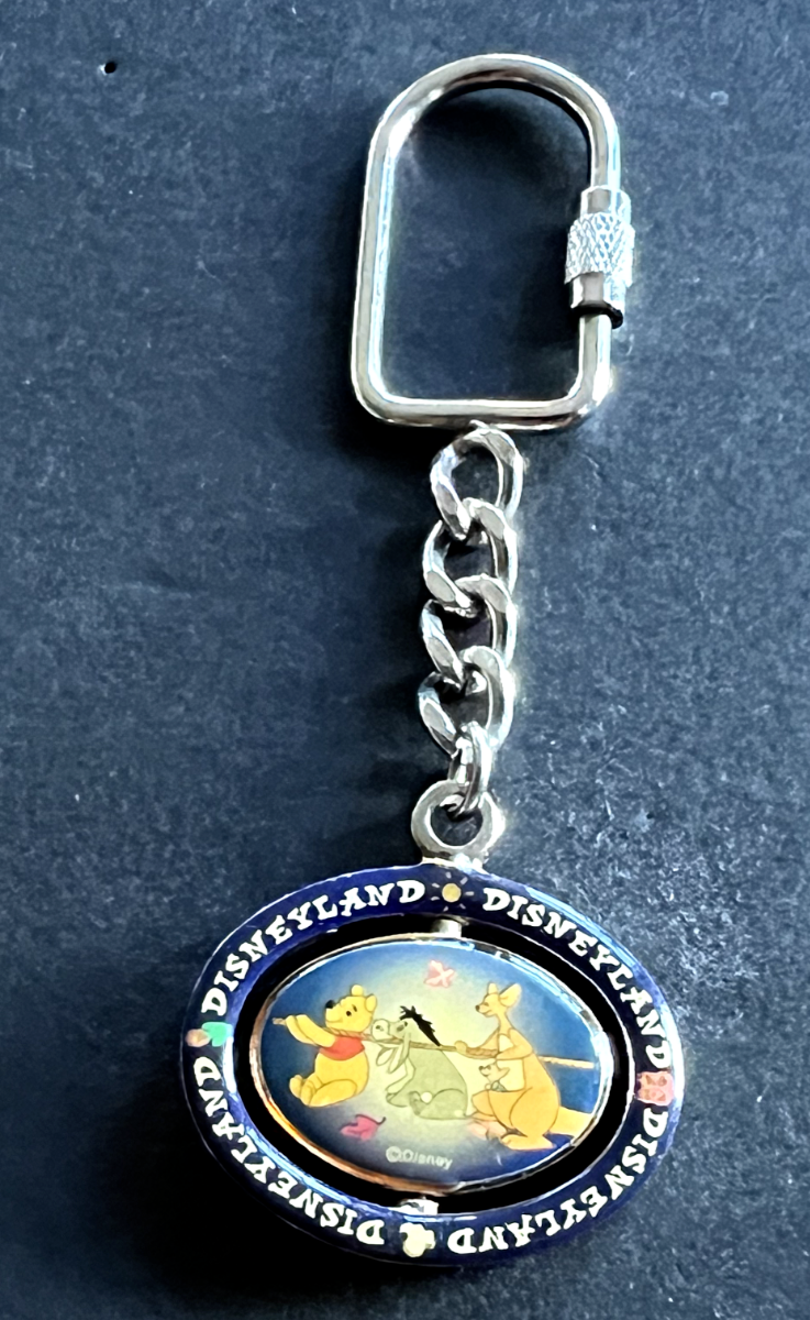 Pooh Eeyore Tigger Pinglet White Rabbit Roo Tug of war Keychain Disney ...