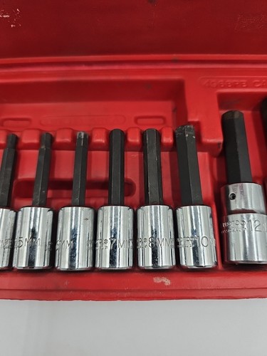 Proto Tools J4900MA Metric 10 Pc. Hex Bit Socket Set **One Missing ...