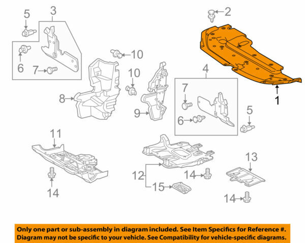 5329260120 Genuine Toyota Seal Radiator Support Upper 53292-60120 for ...