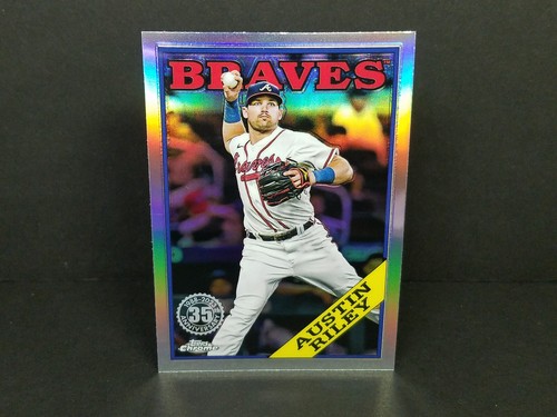 2023 Chrome #88BC-3 Austin Riley, Braves - 1988 35th Anniversary ...