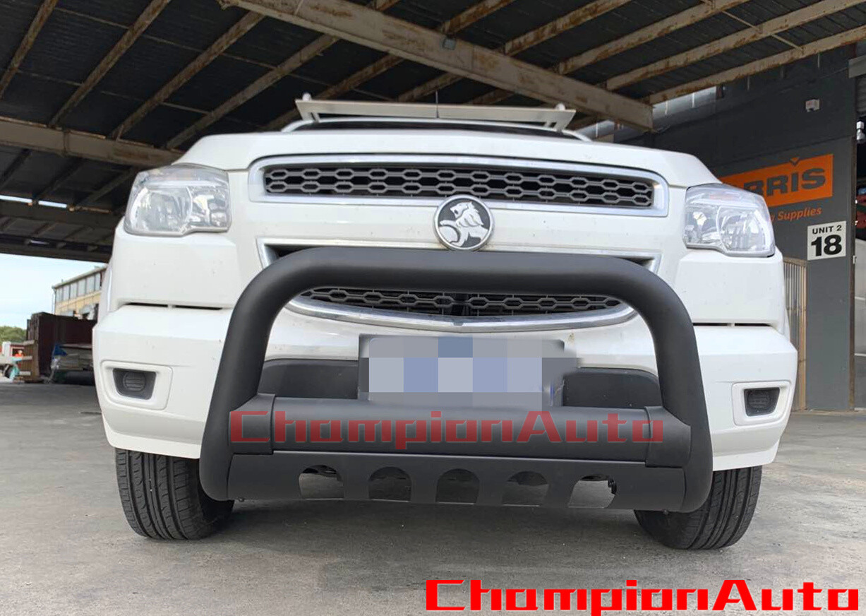 Holden RG Colorado Nudge Bar 2012- 2020 3'' Matt Sandy Black Powder ...