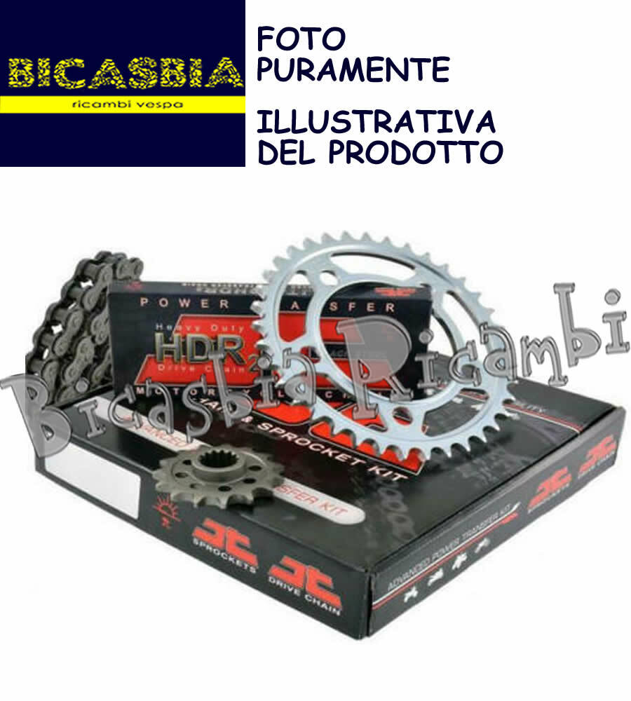 13073 - Set JT Sprocket 15 Teeth 46 Chain Z3 Pitch 520 Links 114 ...