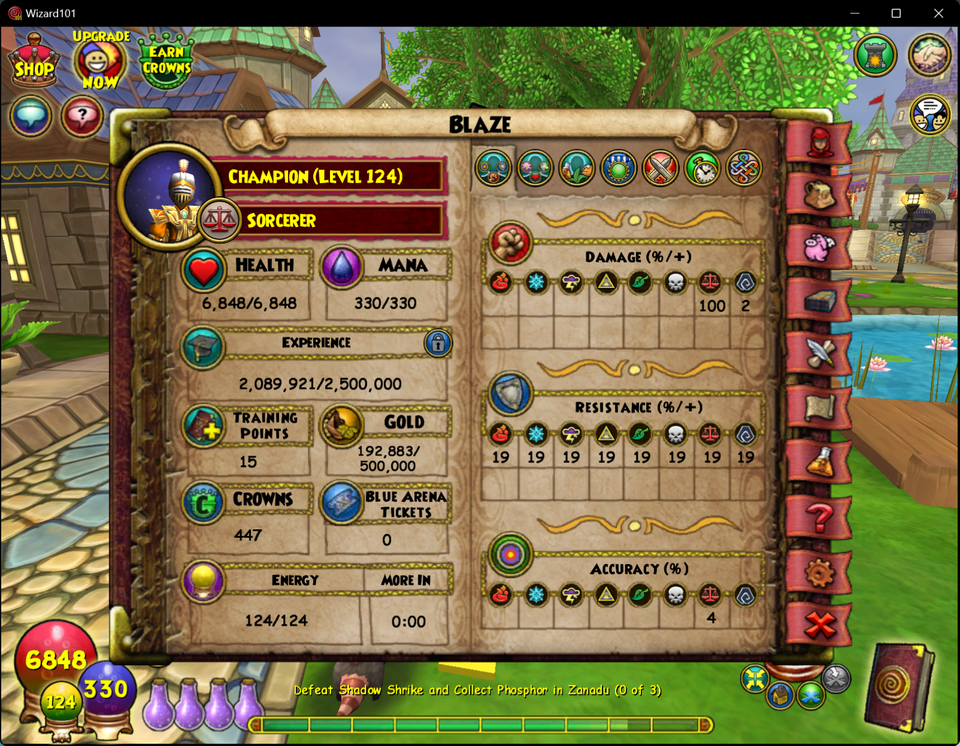 Wizard101 LVL124 Balance Wizard(Currently in Empyrea) | eBay