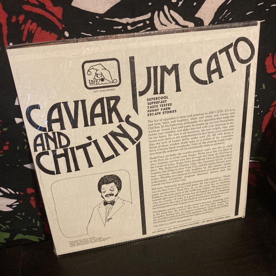 SEALED Jim Cato Caviar and Chitlins Vinyl Record LP LAFF A169 Adult ...