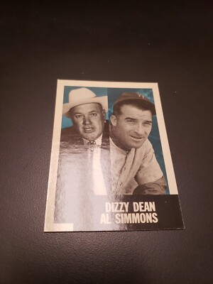 1991 Topps Archives 1953 Dizzy Dean/Al Simmons St. Louis Cardinals ...