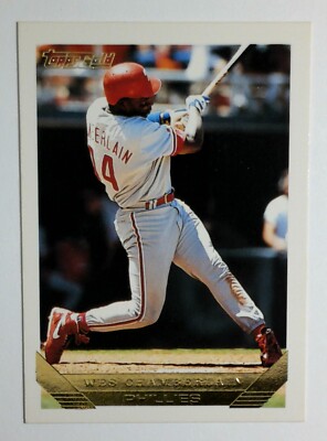 1993 Topps #154 Wes Chamberlain Gold | eBay