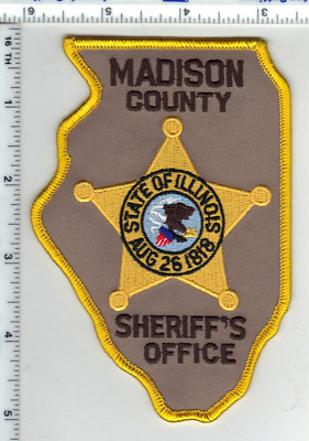Madison County Sheriff's Dept. (Illinois) Shoulder Patch - 1980's | eBay