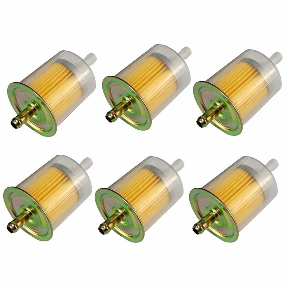 3X 5/16" FUEL FILTER INDUSTRIAL HIGH PERFORMANCE UNIVERSAL INLINE GAS ...