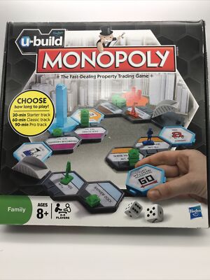 Hasbro U-build Monopoly Board Game New Other | eBay