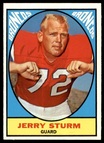 1967 Topps Football Jerry Sturm Denver Broncos #39 | eBay
